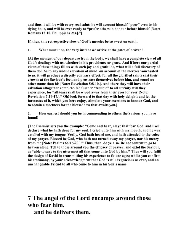 Psalm 34 commentary | PDF