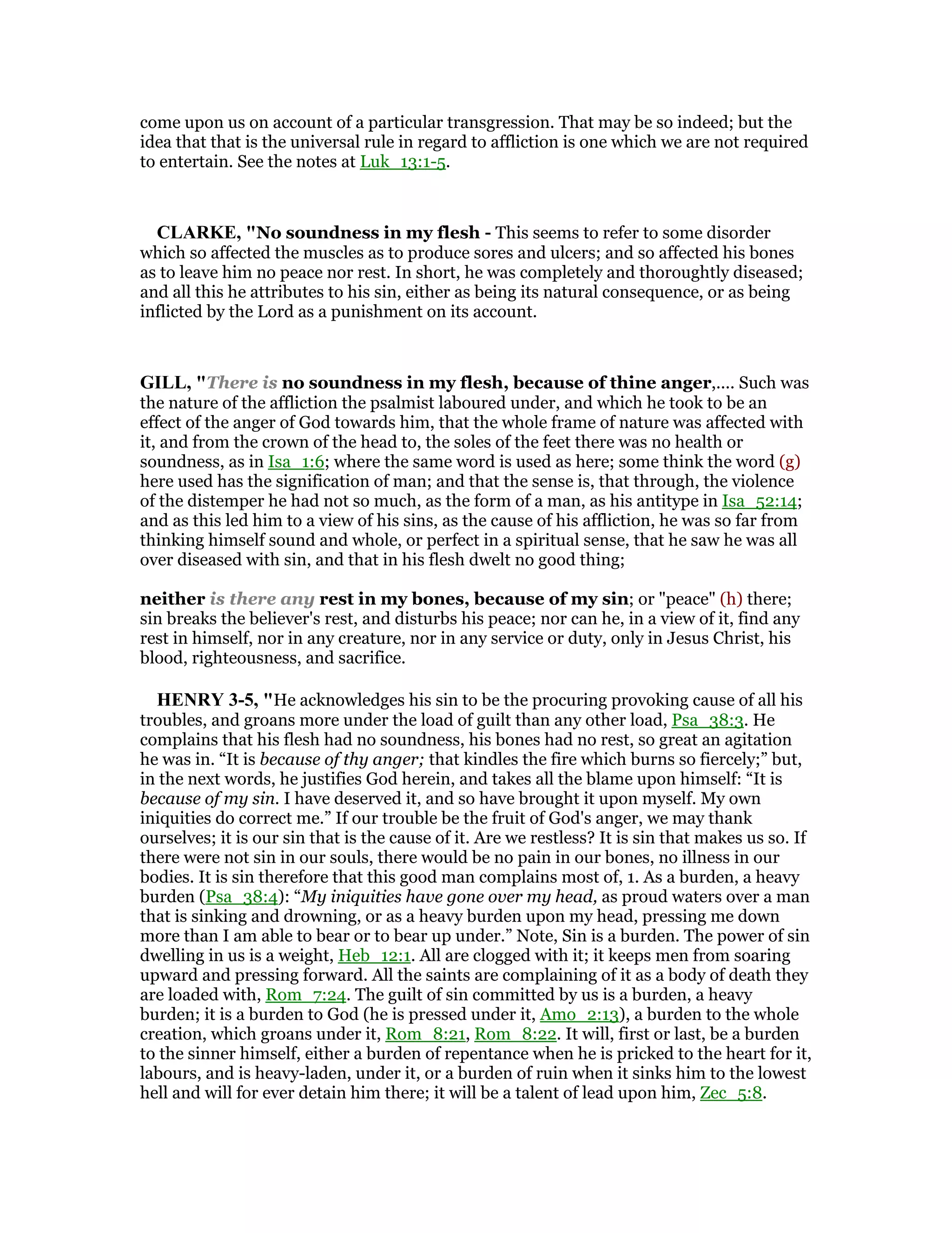 Psalm 38 commentary | PDF | Christianity | Religion & Spirituality