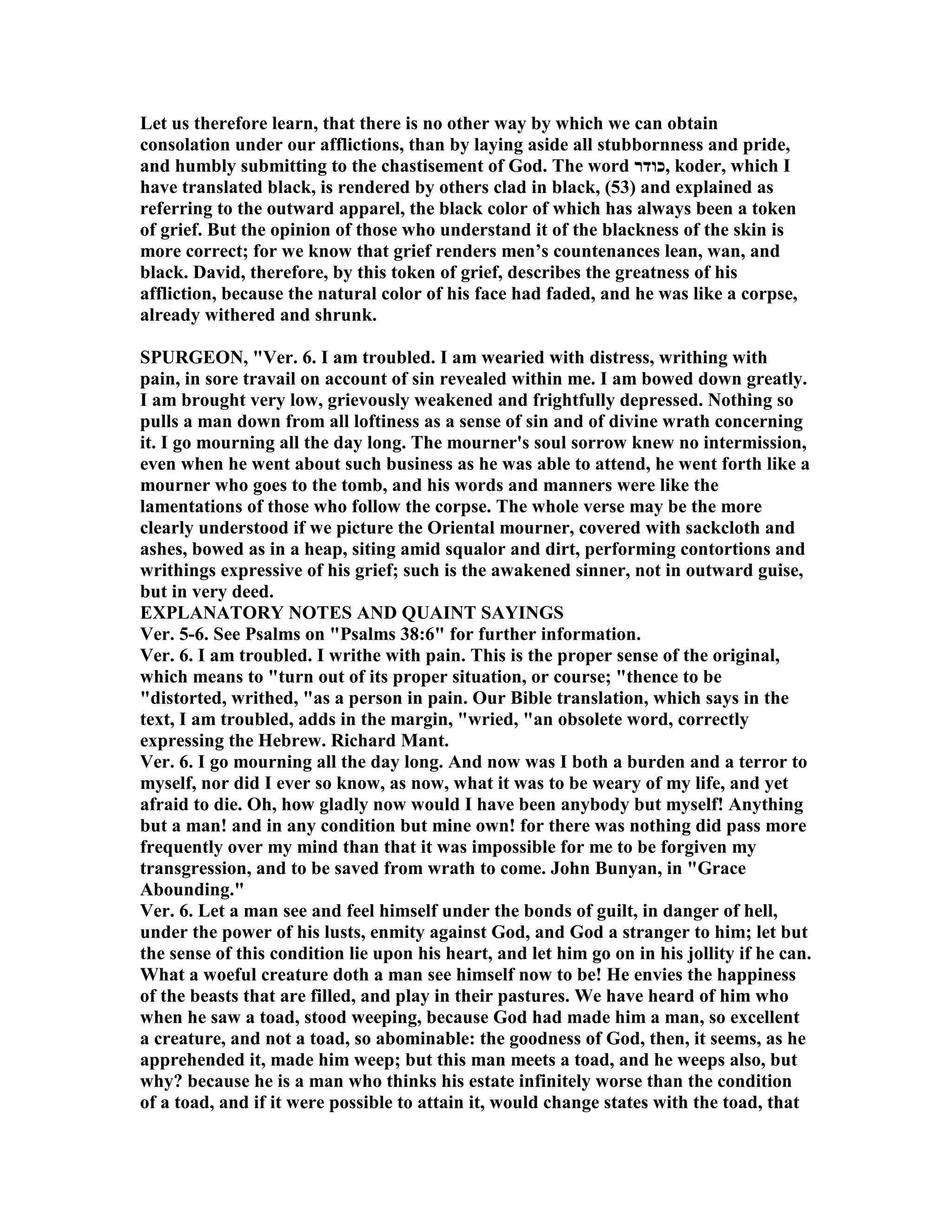 Psalm 38 commentary | PDF | Christianity | Religion & Spirituality