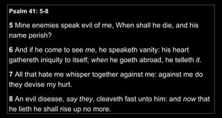 Psalm 41 9 | PPT