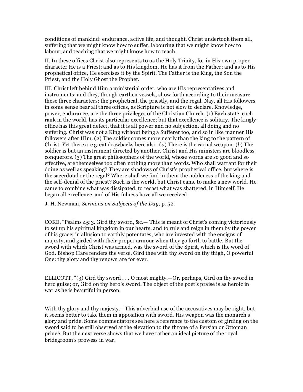 Psalm 45 Commentary Psalm 45 Commentary