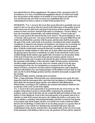 Psalm 48 commentary | PDF