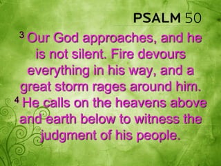 Being Thankful to God ~ Psalm 50 | PPTX