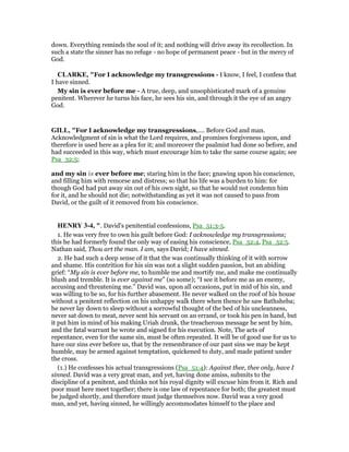 Psalm 51 commentary | PDF