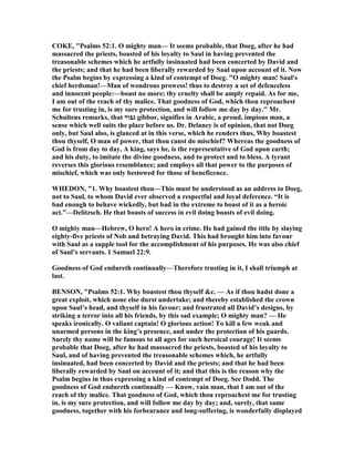 Psalm 52 commentary | PDF