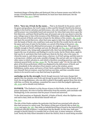 Psalm 54 commentary | PDF