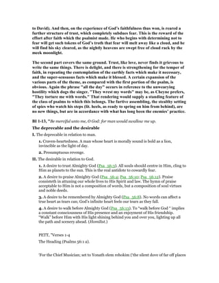 Psalm 56 commentary | PDF