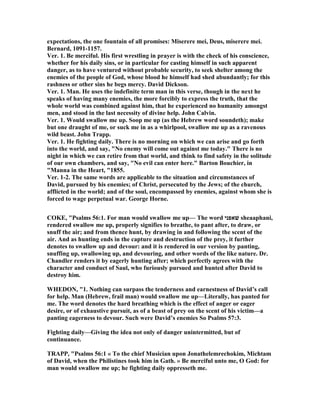 Psalm 56 commentary | PDF