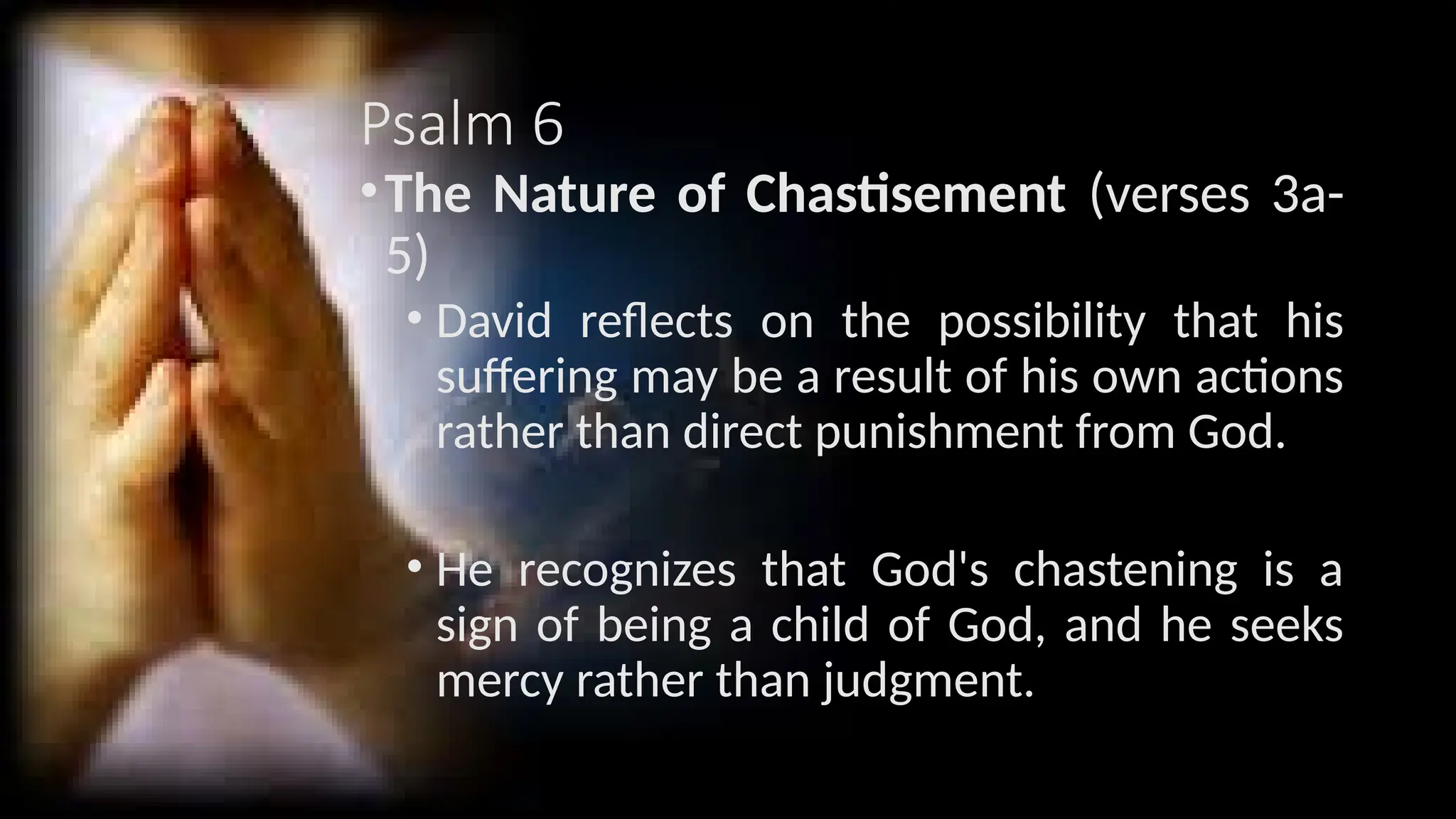Psalm Five and Psalm Six: Prayers of King David | PPTX