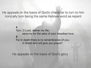 Psalm 6 a sorrowful psalm | PDF