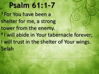 Psalm 61 heritage and inheritance | PPTX