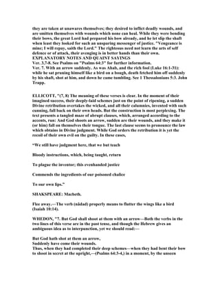 Psalm 64 commentary | PDF