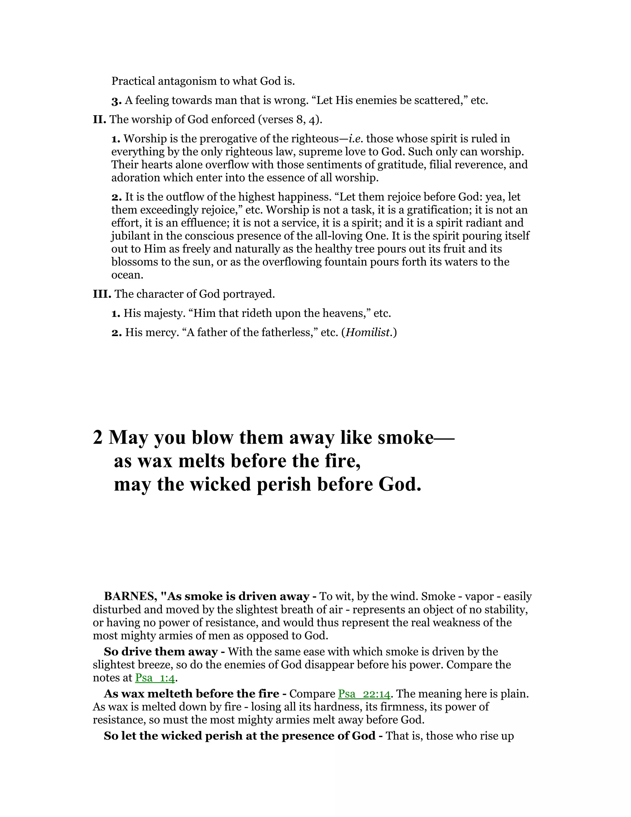 Psalm 68 commentary | PDF