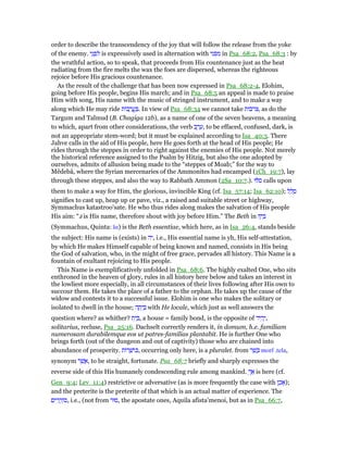Psalm 68 commentary | PDF