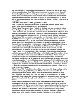 Psalm 69 commentary | PDF