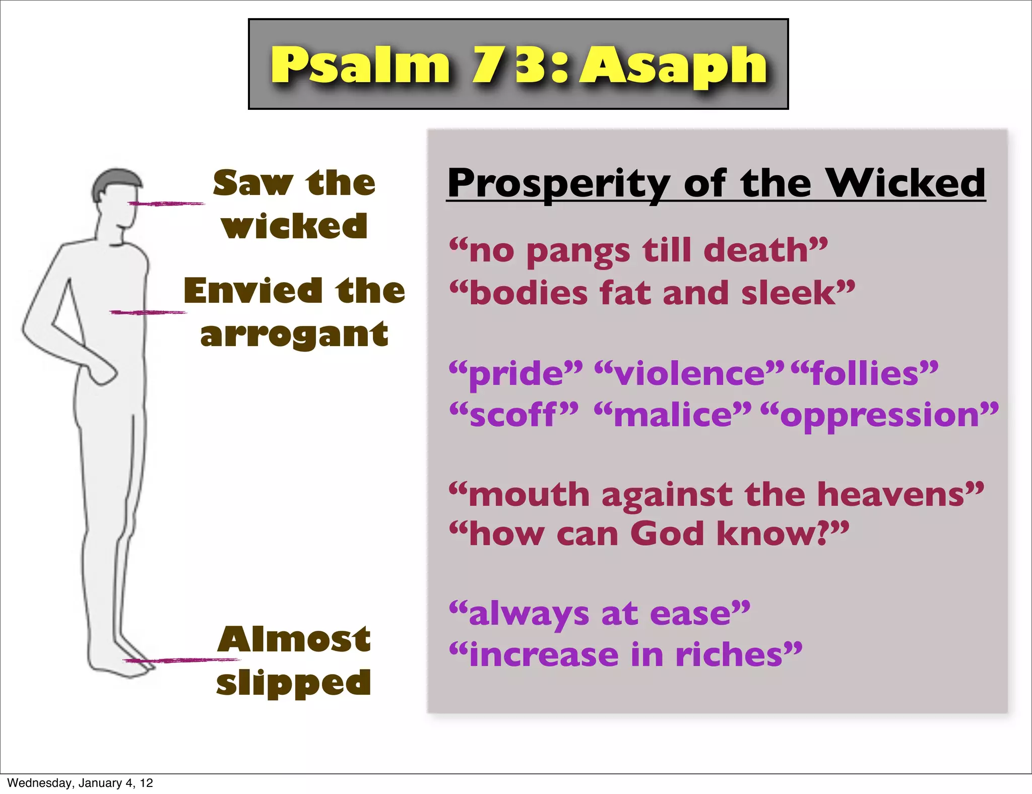 Psalm 73 | PDF