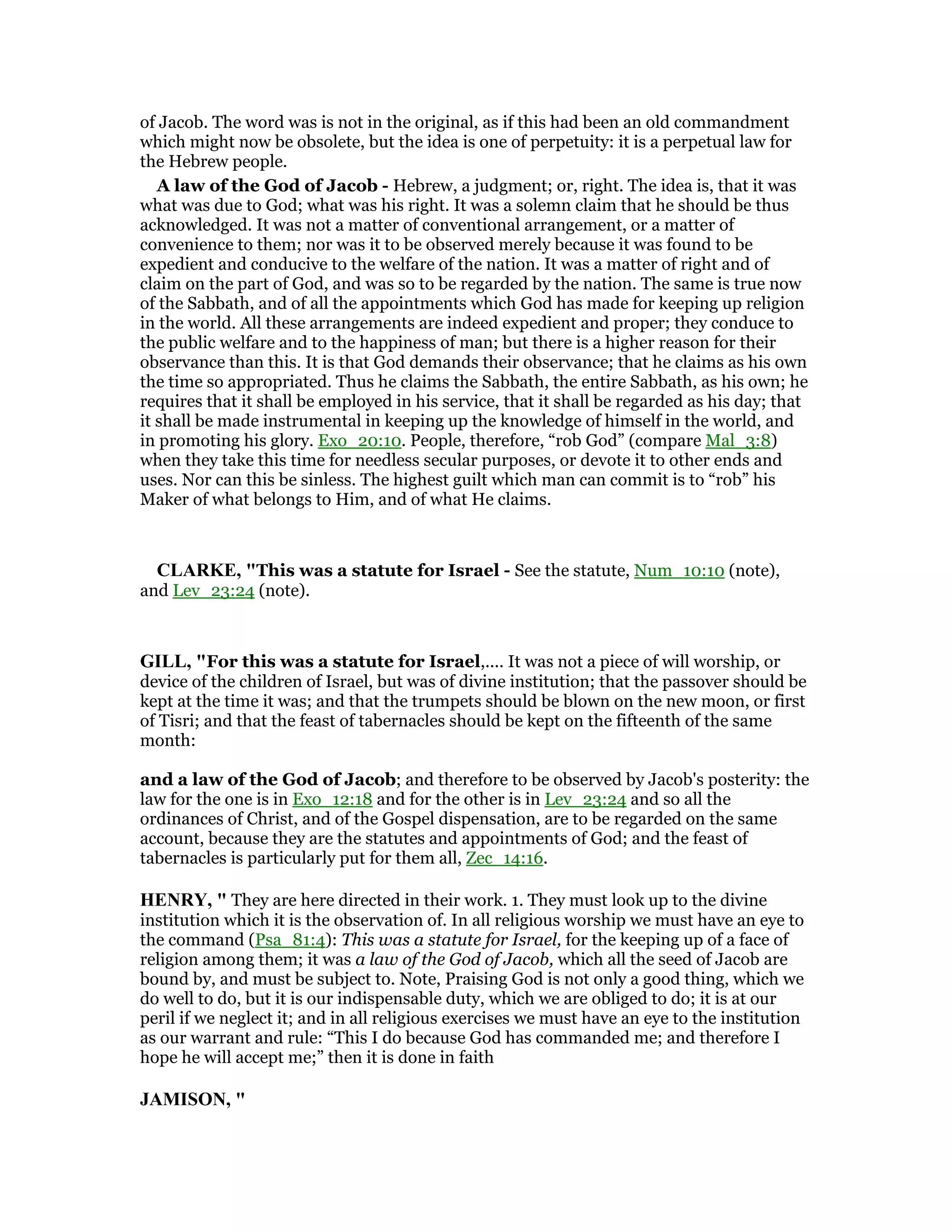 Psalm 81 Commentary PDF