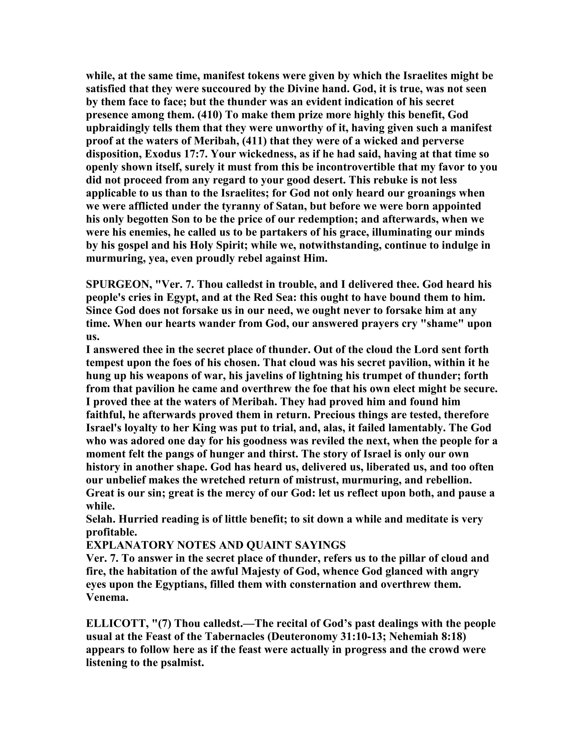 Psalm 81 Commentary PDF