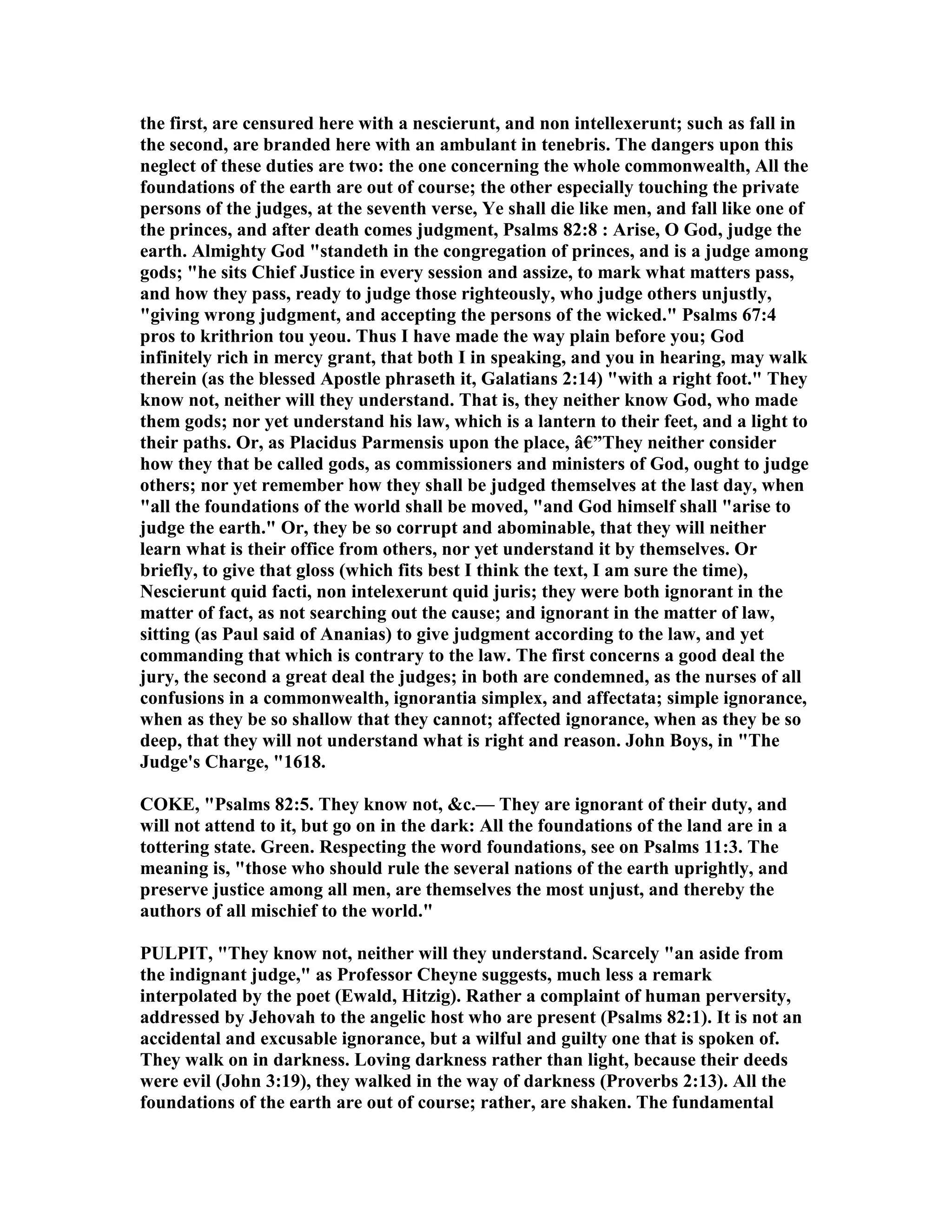 Psalm 82 commentary | PDF