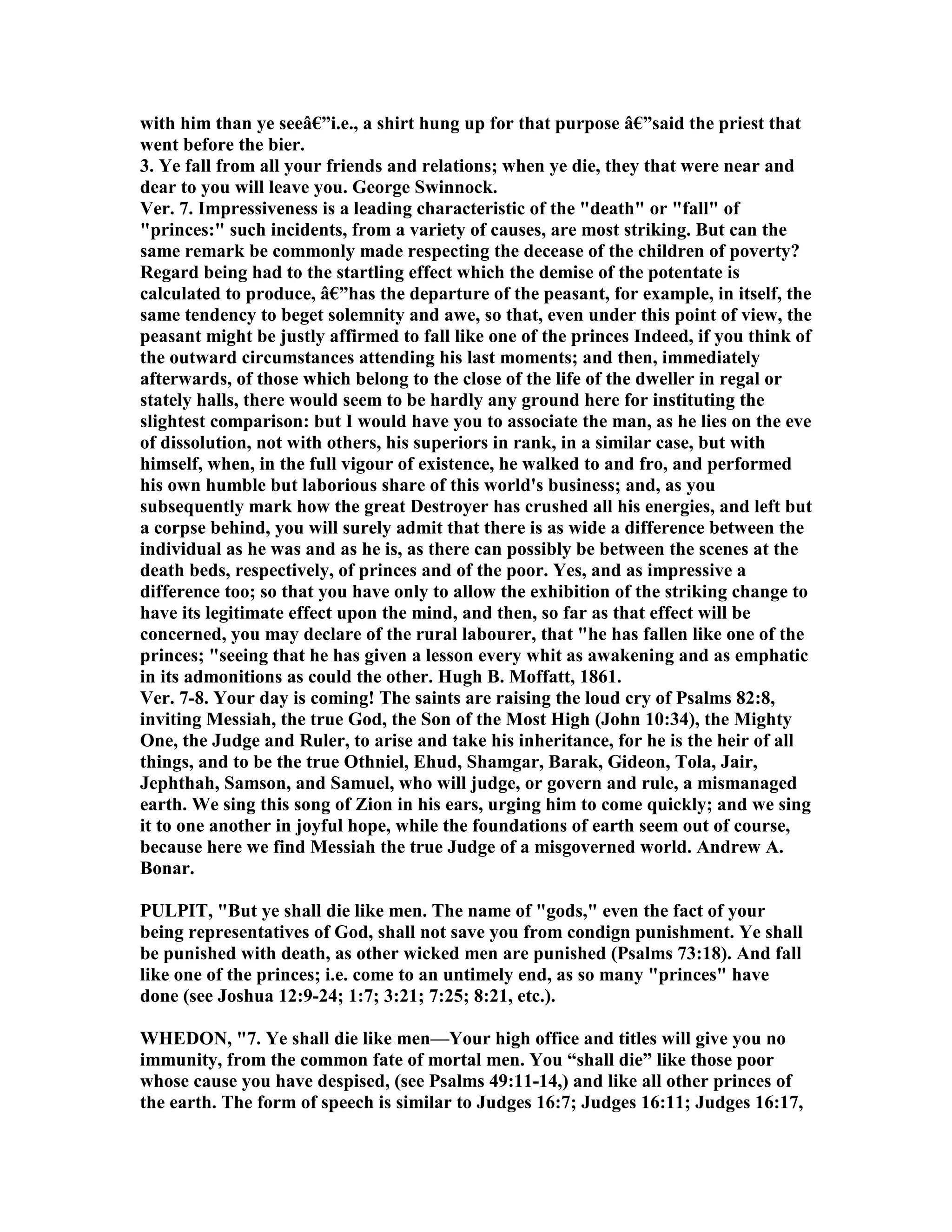 Psalm 82 commentary | PDF