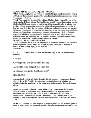 Psalm 82 commentary | PDF