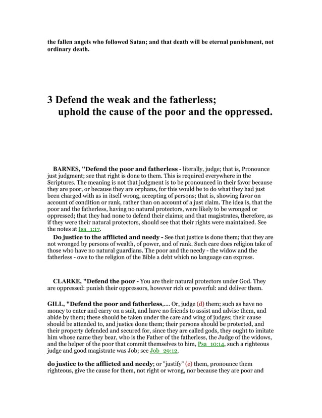 Psalm 82 commentary | PDF | Judaism | Religion & Spirituality