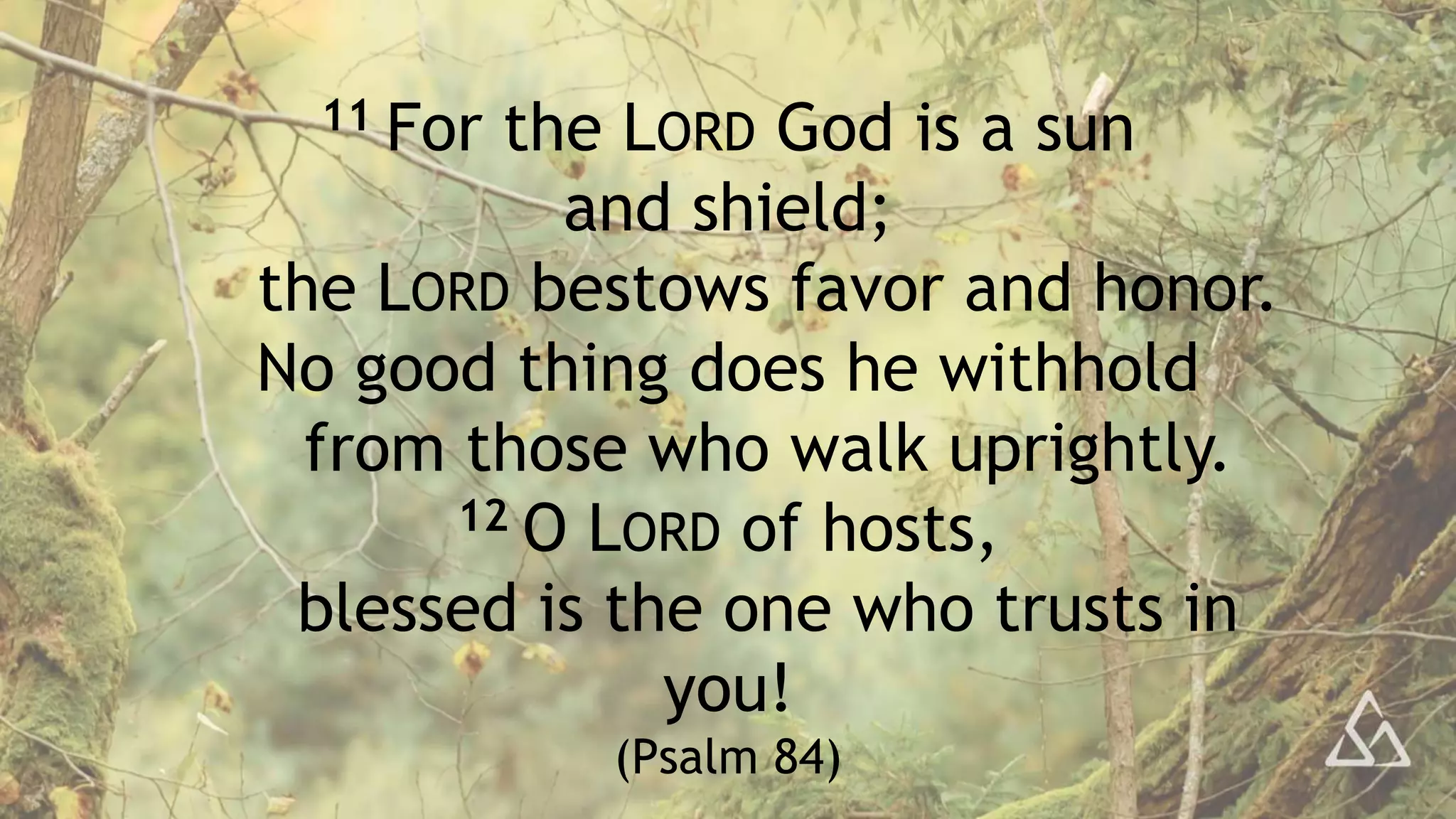Psalm 84: Longing for the Presence of God | PPTX