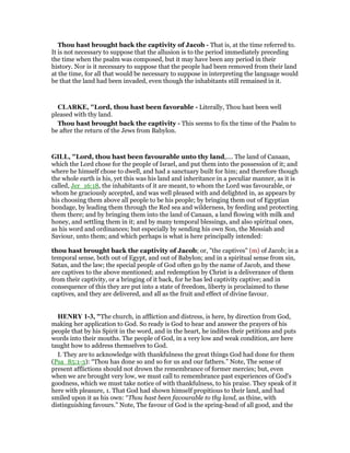 Psalm 85 commentary | PDF