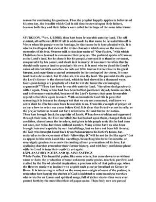 Psalm 85 commentary | PDF