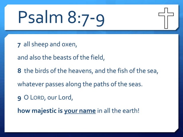How Majestic is His Name! (Psalm 8) | PPTX | Christianity | Religion ...