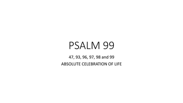 Psalm 99.ppt