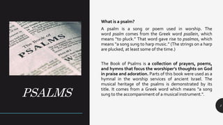 PSALMS.pptx | Religious (Music and Audio) | Music