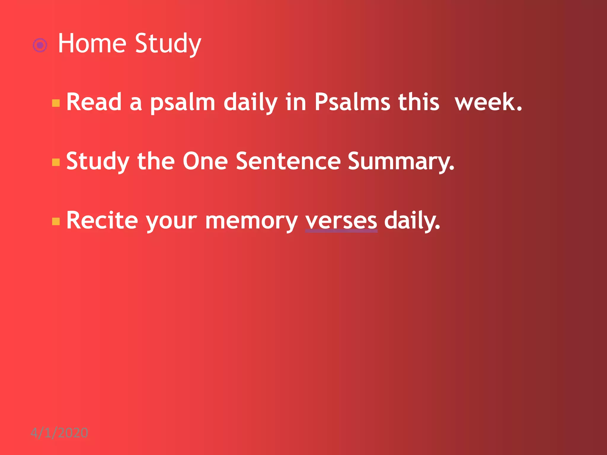 Introduction to the Book of Psalms | PPTX