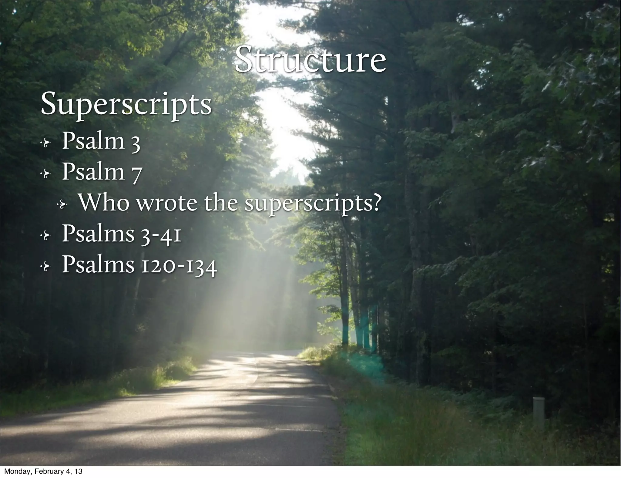 Overview of the Book of Psalms | PDF | Christianity | Religion ...