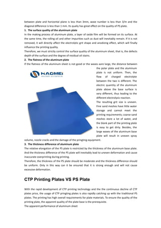 PS and CTP Printing Plates | PDF