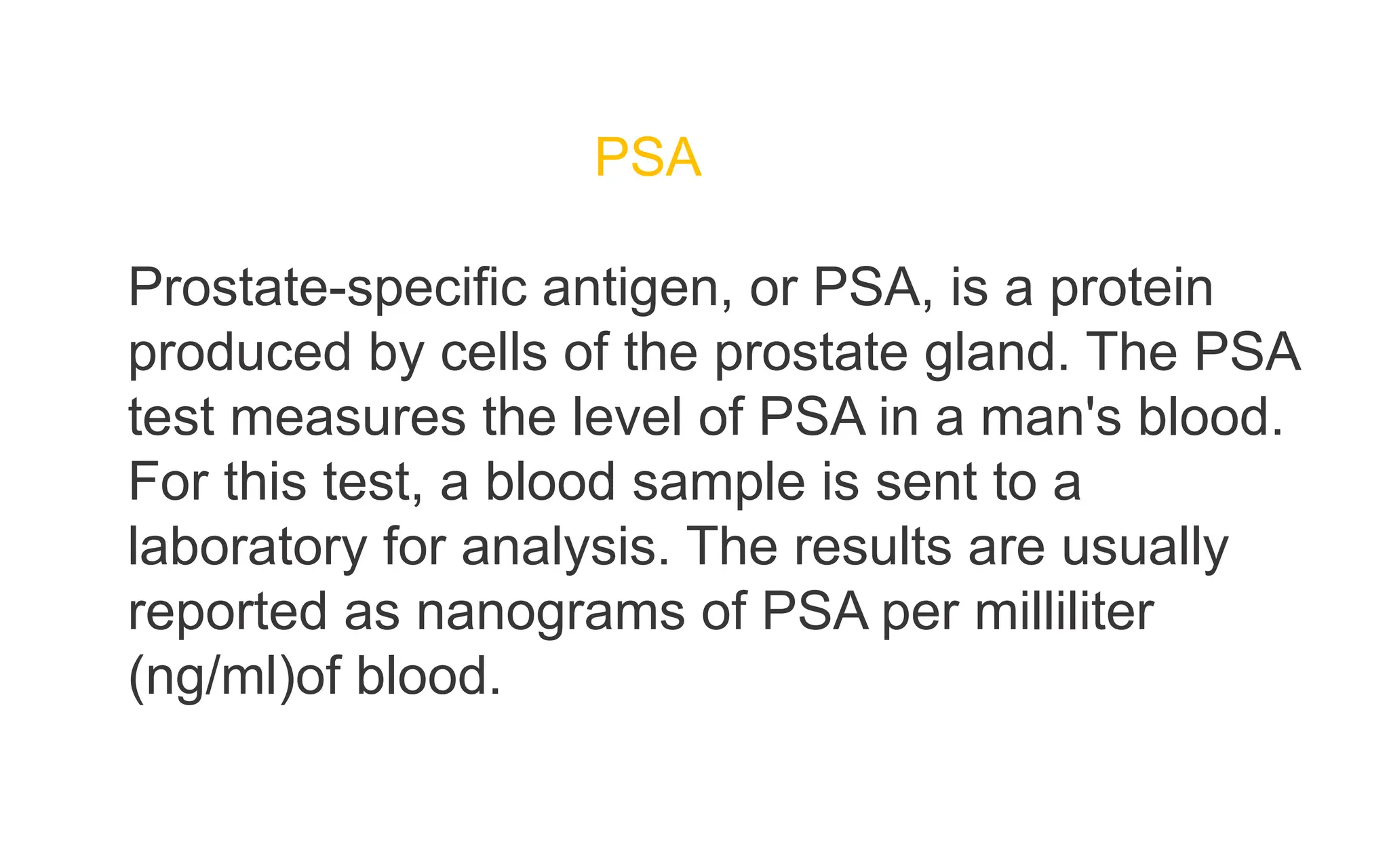 PSA ppt clinical use and decision making | PPT