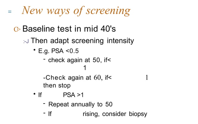 PSA ppt clinical use and decision making | PPT