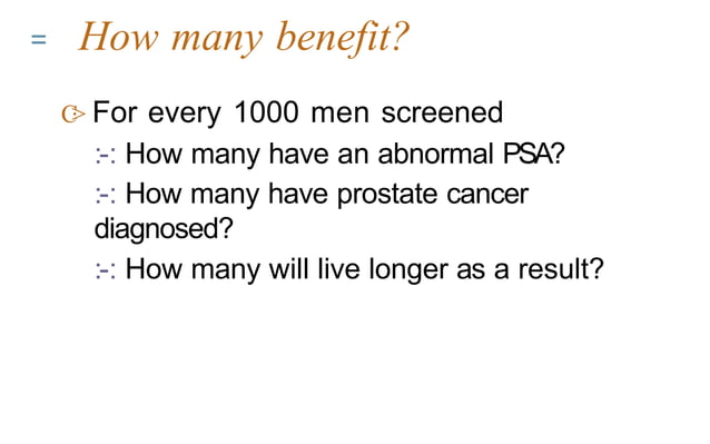 PSA ppt clinical use and decision making | PPT