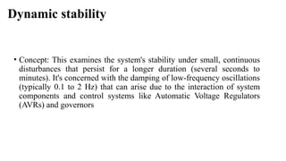 Introduction and Physical Concept of Power System Stability, Its Types ...
