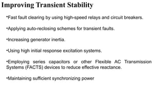 Introduction and Physical Concept of Power System Stability, Its Types ...