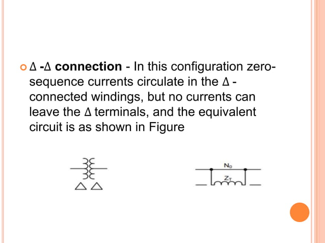 Sequence impedances of transformers | PPTX