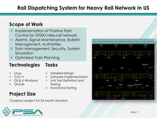 PSA Presentation on Rail Projects | PPTX