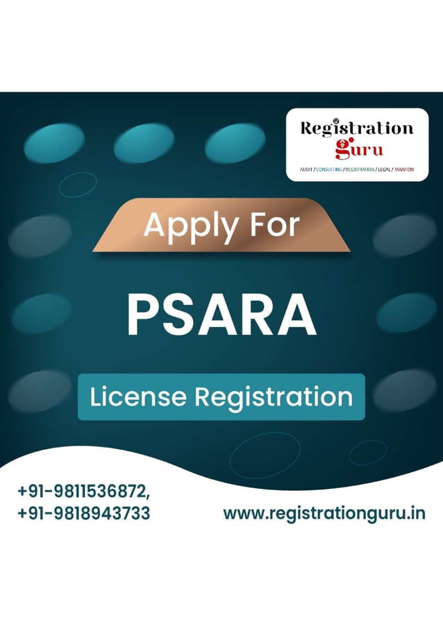 PSARA License Registration with registration guru | PDF