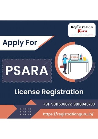 PSARA License Registration : Comprehensive Guide | PDF