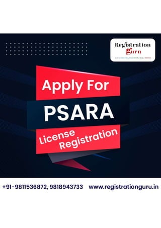 PSARA License Registration in india . | PDF