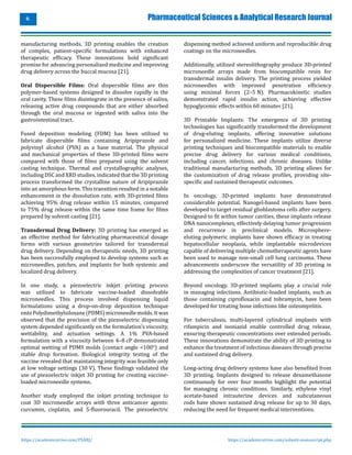 Technological Advancement in Pharmaceutical Field for Different ...