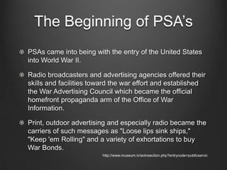 Public Service Announcements | PPTX
