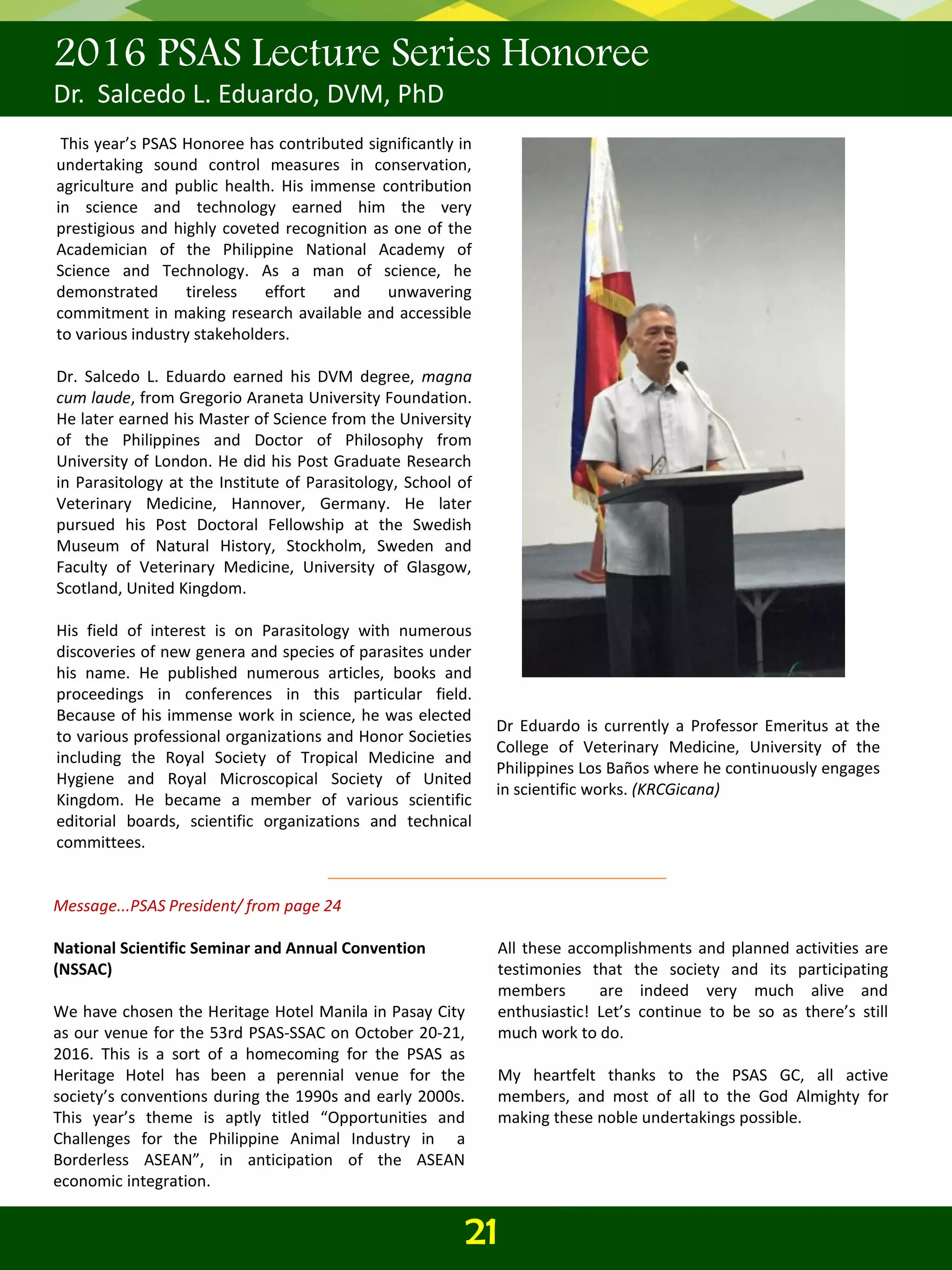 PSAS Dispatch June 2016 | PDF