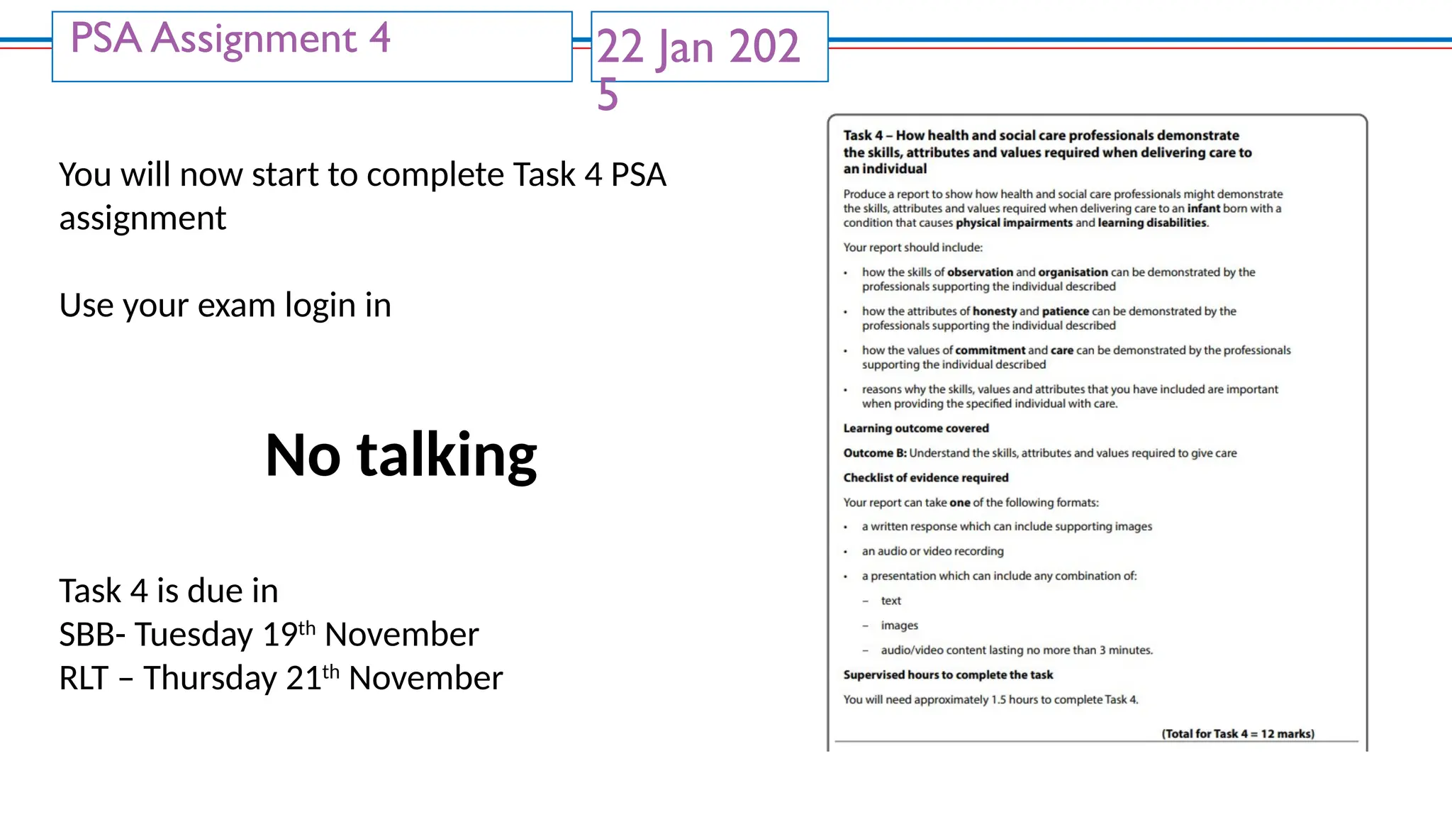 PSA Task 4.pptx also published by the greatest ever | PPT