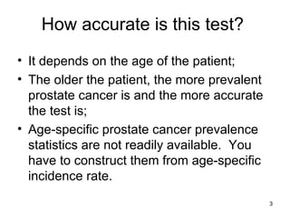 PSA test accuracy | PPT
